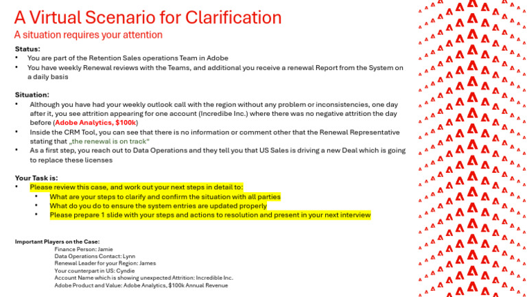 A Virtual Scenario For Clarification | PDF