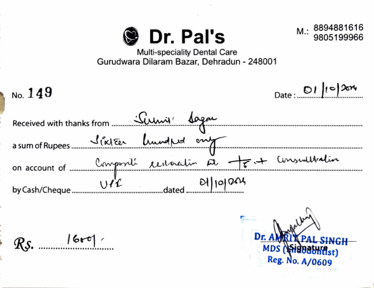 DR Pal Bill | PDF