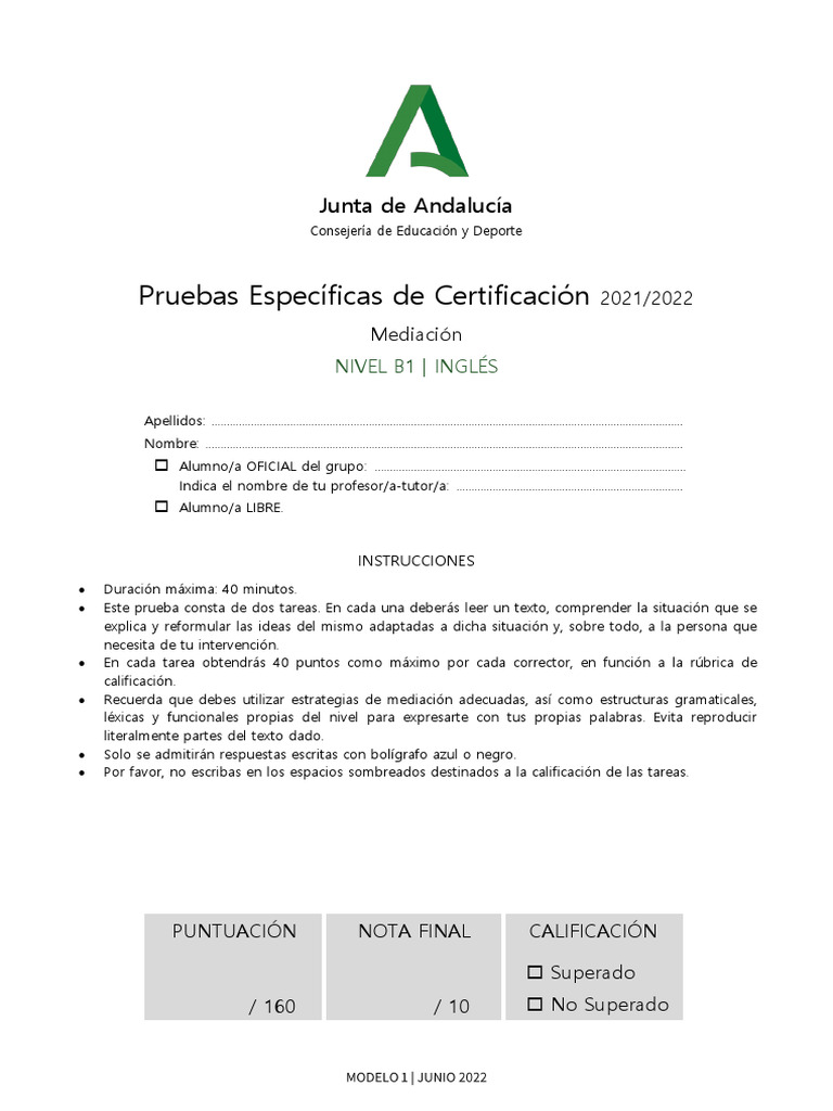 ING B1 MED JUN1 Ord | PDF