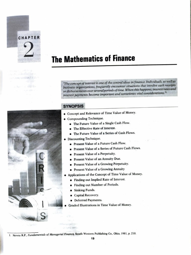 CH 2 of Financial Management | PDF | Time Value Of Money | Present Value