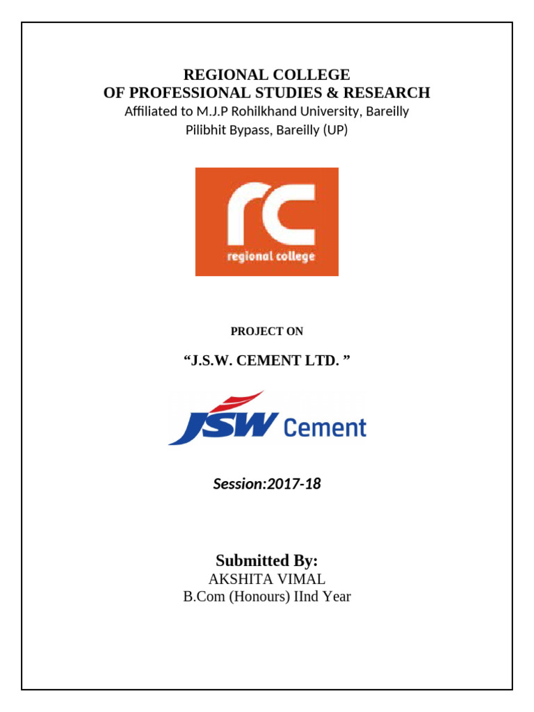 JSW Cement Ltd. | PDF | Pricing | Marketing