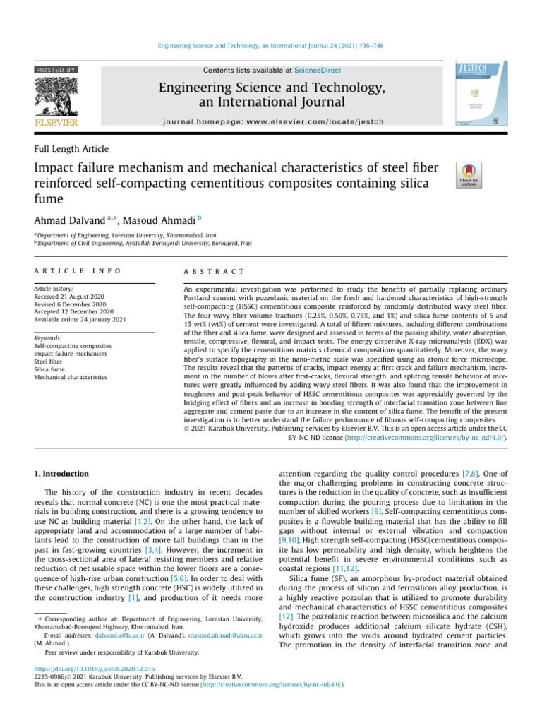 Impact Failure Mechanism and Mechanical Characteristics of Steel Fiber ...