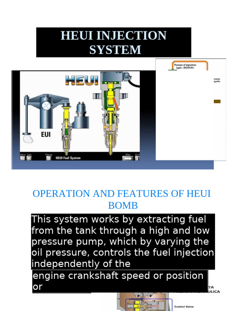 HEUI Injection System | PDF | Fuel Injection | Diesel Engine