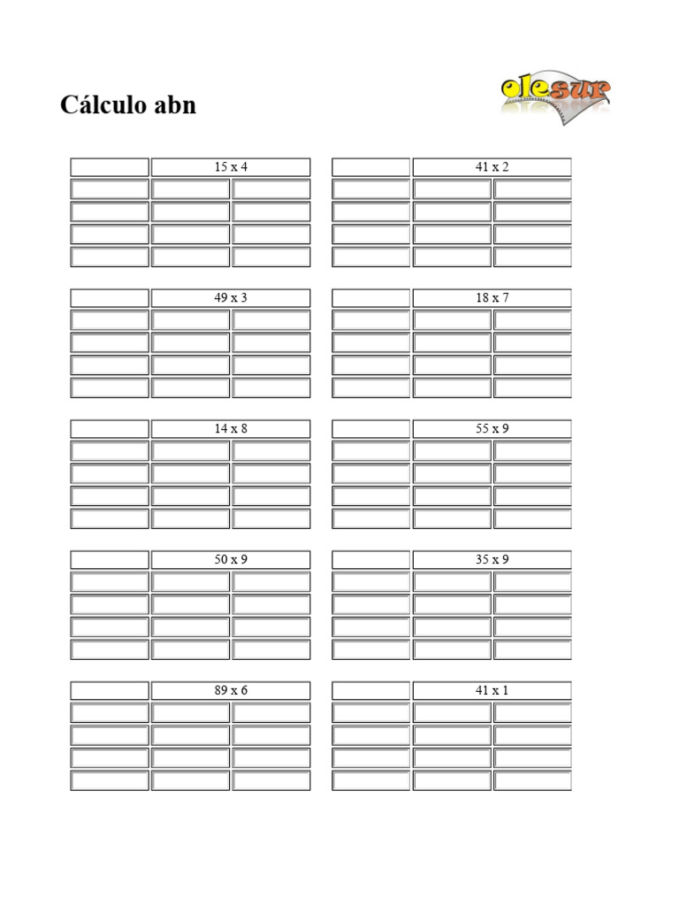 Calculo Abn | PDF