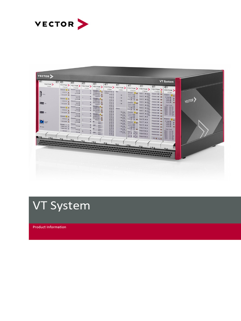 VT System Product Overview V3.5/2024 | PDF | Relay | Analog To Digital ...