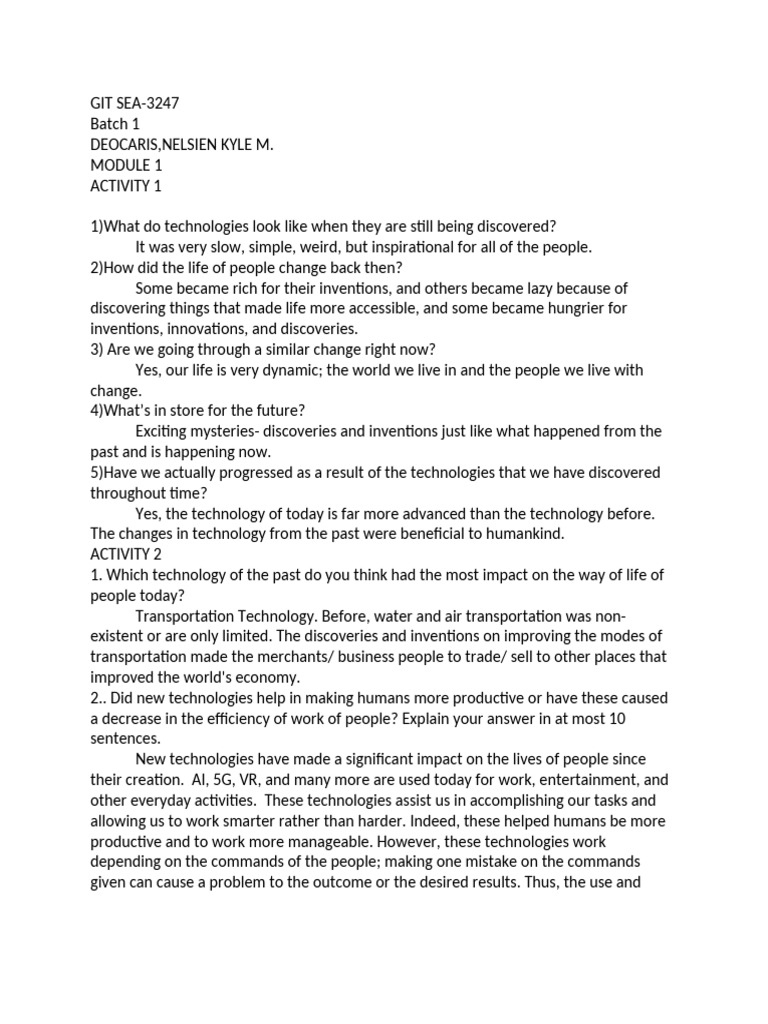 GIT-Activity 1 | PDF