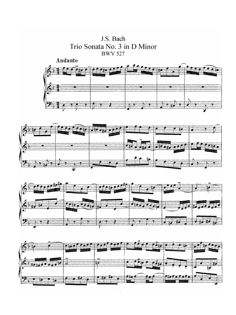 BWV 527 | PDF