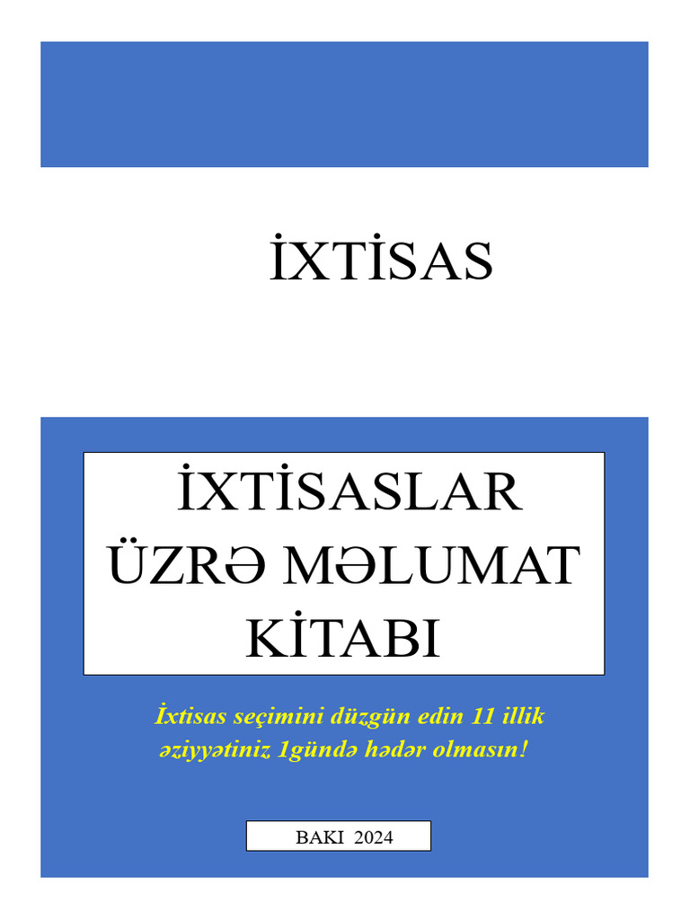 III Qrup İxti̇sas | PDF