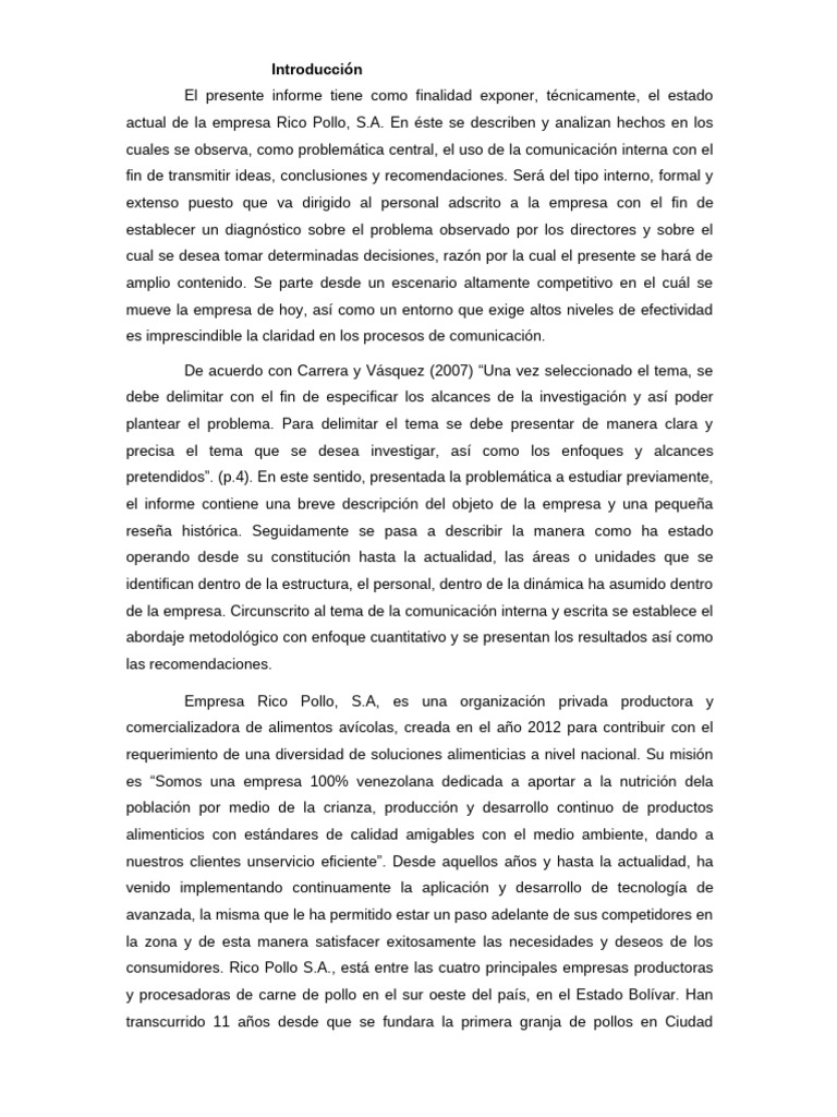 Estudio de Caso-Rico Pollo | PDF | Business | Datos