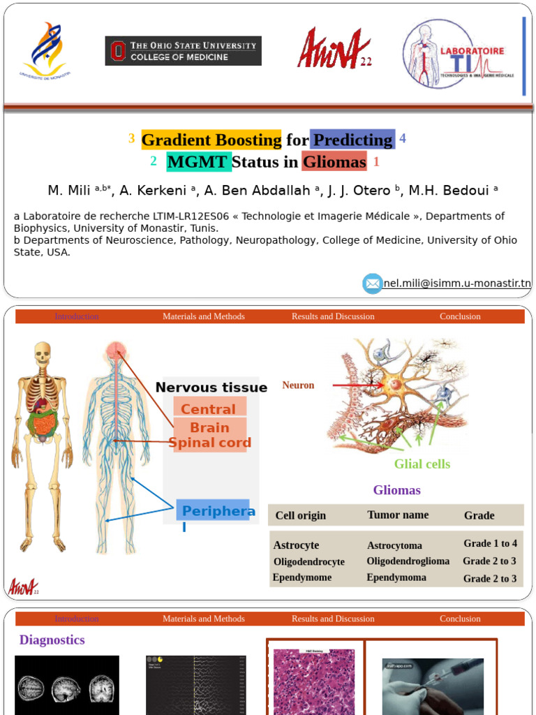 Présentation Amina | PDF | Glioma | Neoplasms