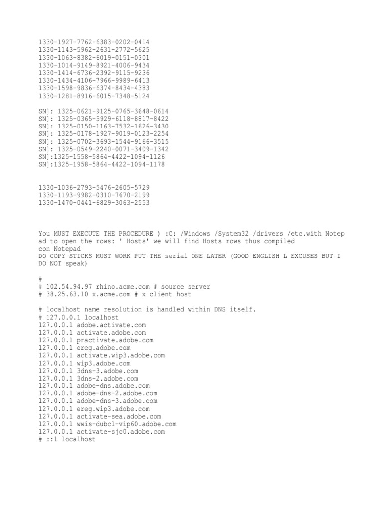 CD Key | PDF | Adobe Creative Suite | Computer Related Introductions