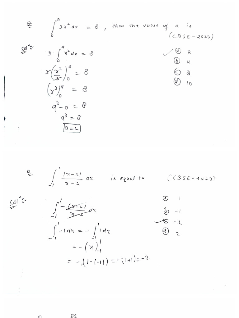 Definite Integration - Part 1 | PDF