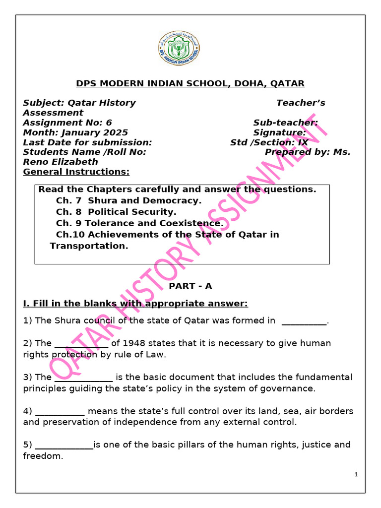 QHAsgnmt - Second Semister Exam | PDF | Political Science | Government