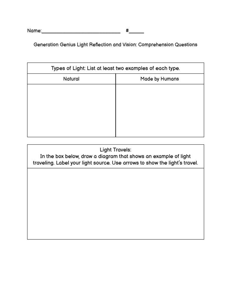 Light Science Unit-2 | PDF