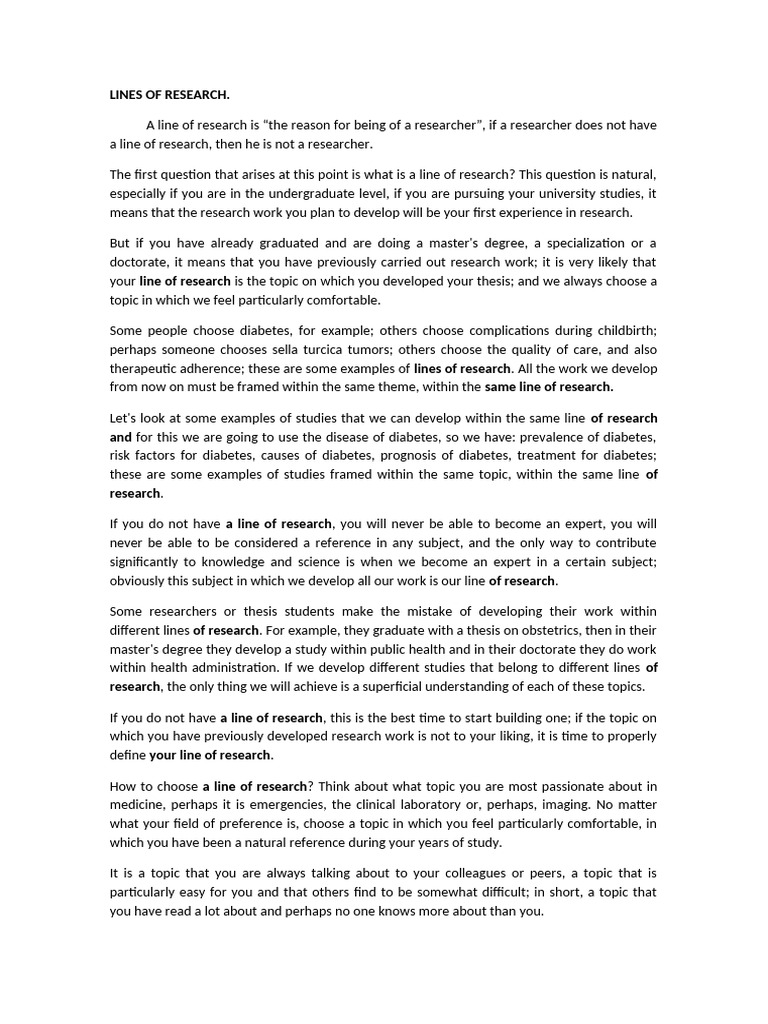 Research Lines | PDF | Sustainability | Knowledge