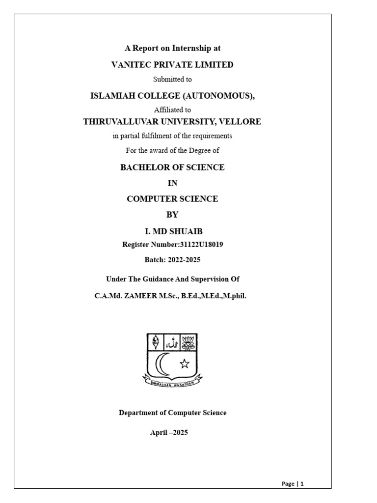 Report- format3 | PDF | Vocational Education | Qualifications