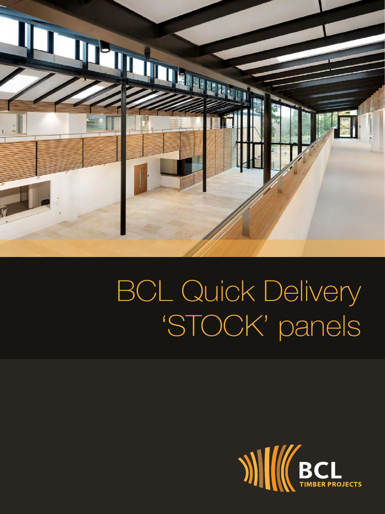 BCL - STOCK Panel Brochure | PDF | Building Engineering