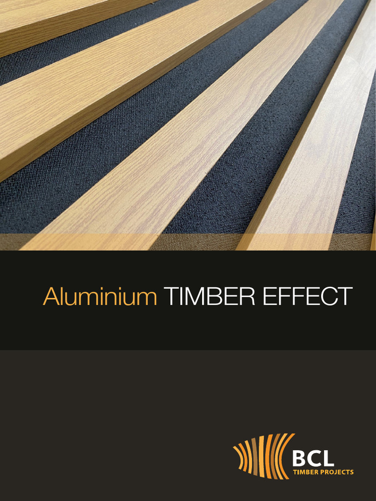 Aluminium Timber Effect Fire-Resistant Panels | PDF | Lumber | Building Engineering