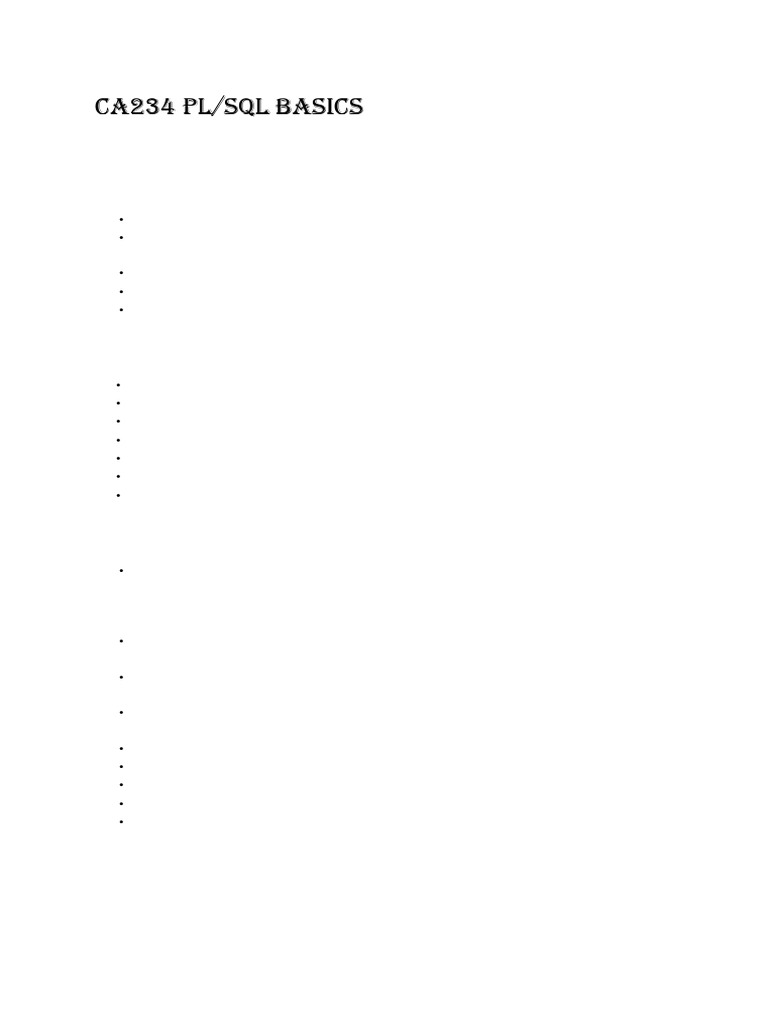 Day 1 | PDF | Pl/Sql | Sql
