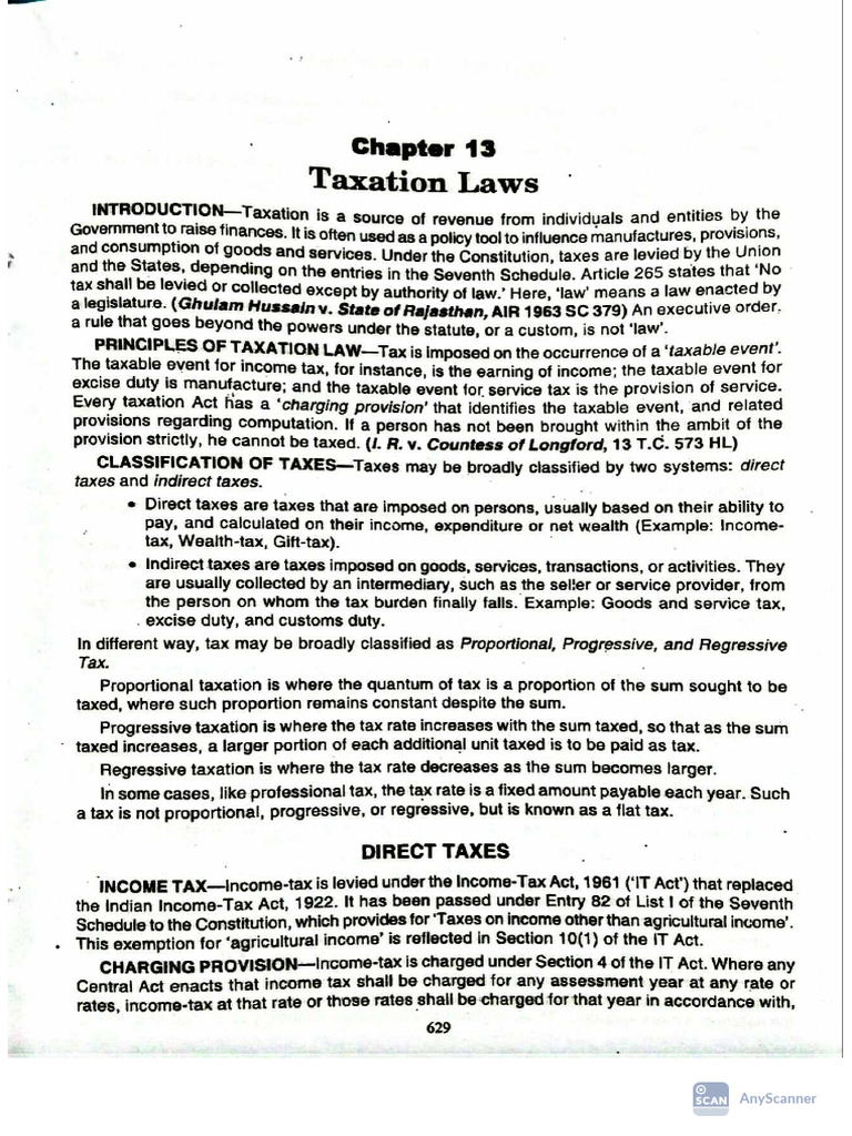 Taxation | PDF