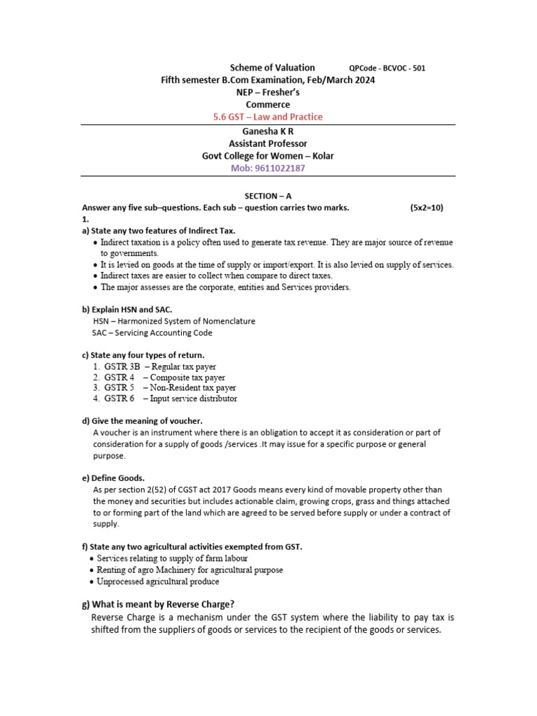 GST Scheme 2024S | PDF | Value Added Tax | Taxes