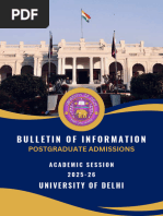 NCWEB PG Admission Bulletin 2025-26 | PDF | University And College ...