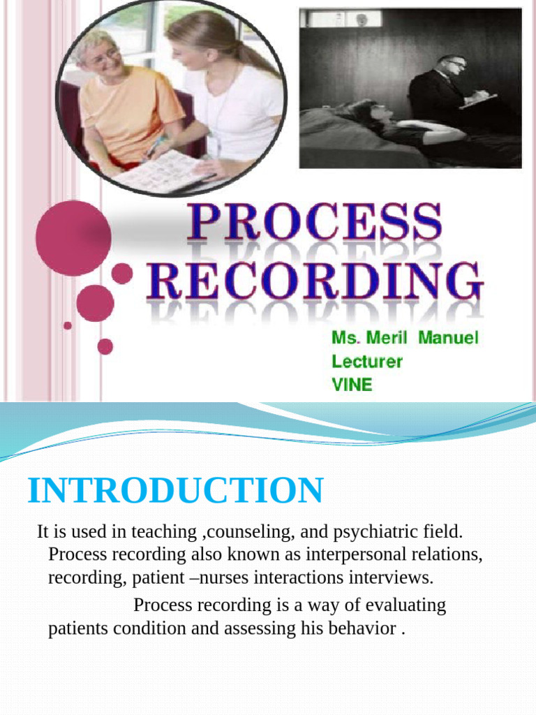 Process Recording | PDF