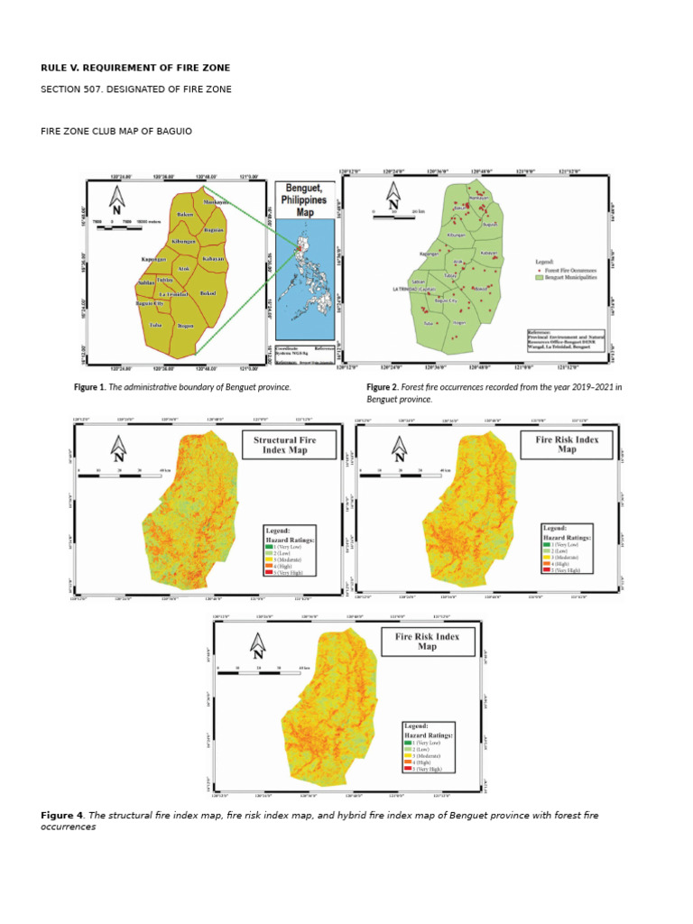 Baguio Fire Zone Requirements and Maps | PDF