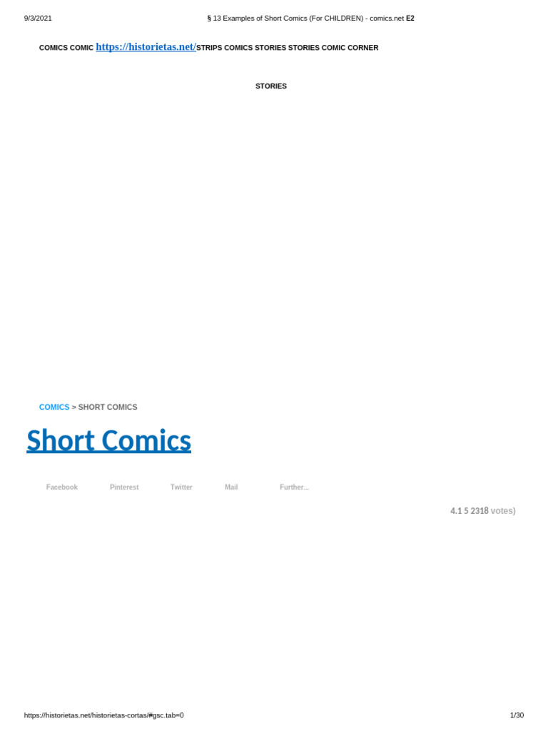 Short Comics Examples for Kids | PDF | Comic Book | Comics