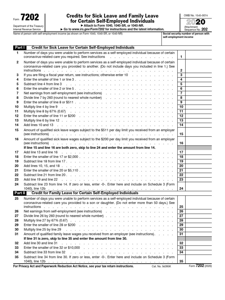 f7202--2020 | PDF | Economy Of The United States | United States Law