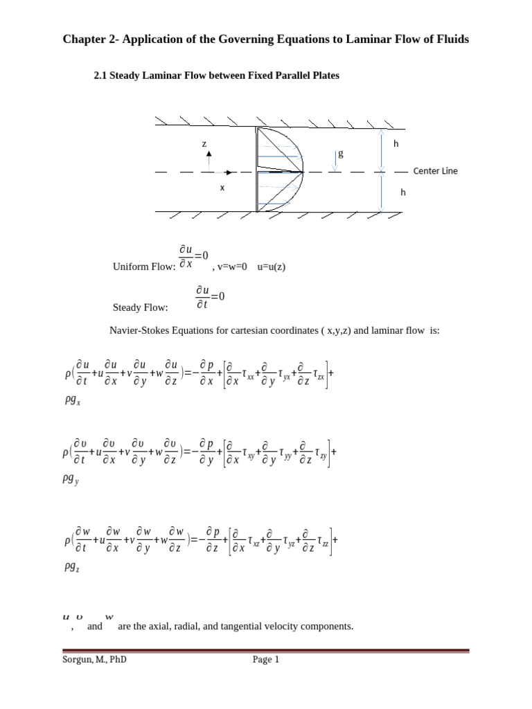 Chapter 4 2 Application of Governing Equations | PDF | Reynolds Number ...