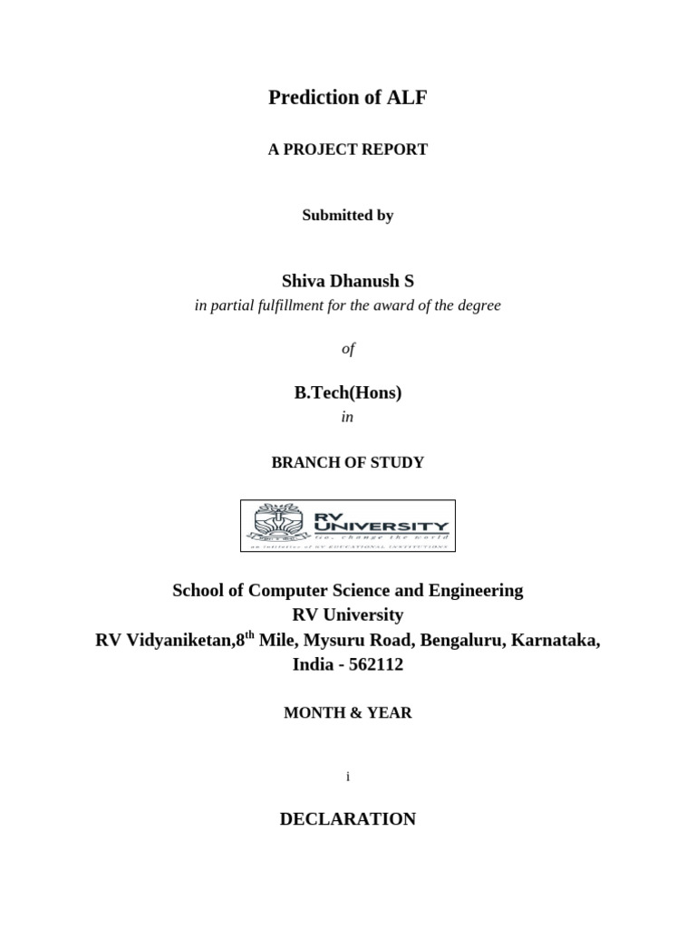 alf report | PDF | Receiver Operating Characteristic | Machine Learning