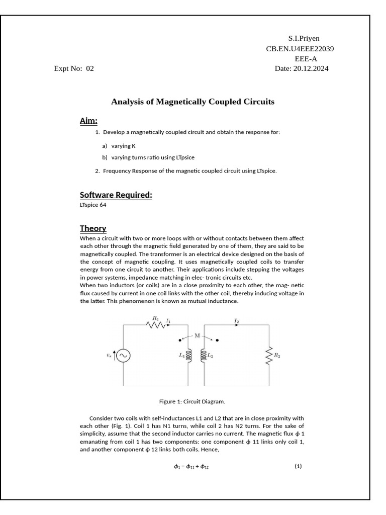 2.magnetically Coupled Circuits | PDF | Inductance | Inductor