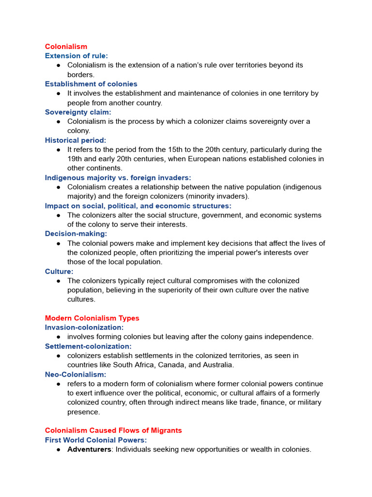 Postcolonial FINAL (Slides) | PDF | Postcolonialism | Colonialism