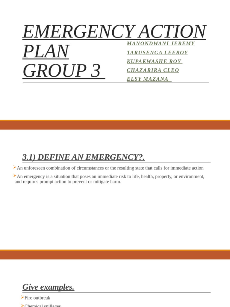 Emergency Action Plan Overview | PDF | Emergency | Emergency Management