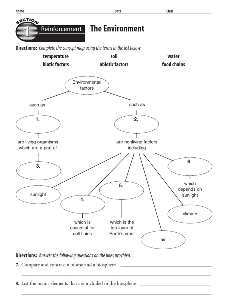 The Environment Reinforcement | PDF | Natural Environment | Systems Ecology