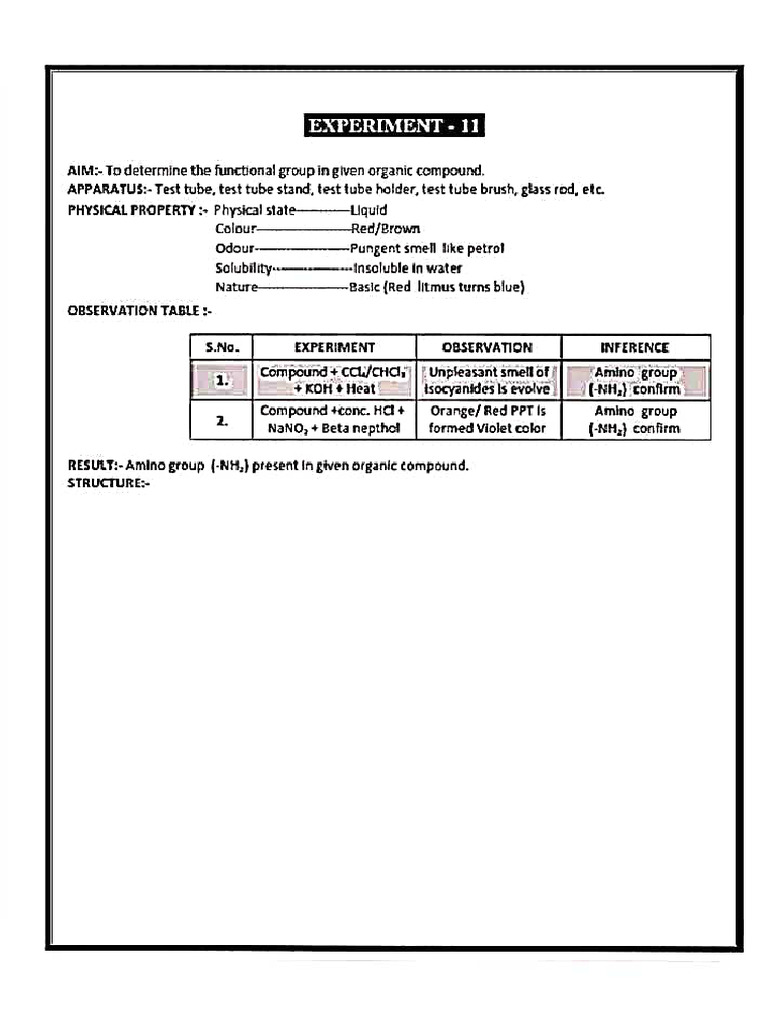 Functional Group | PDF