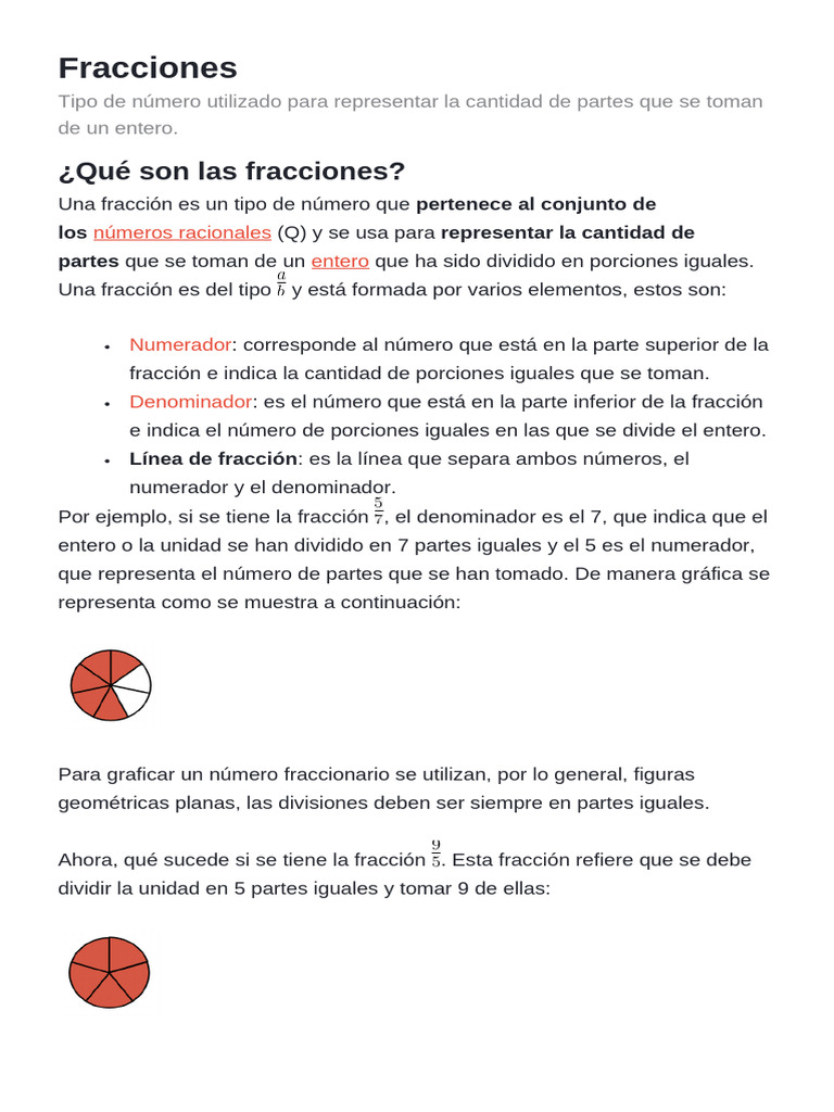Fracci Ones | PDF | División (Matemáticas) | Números