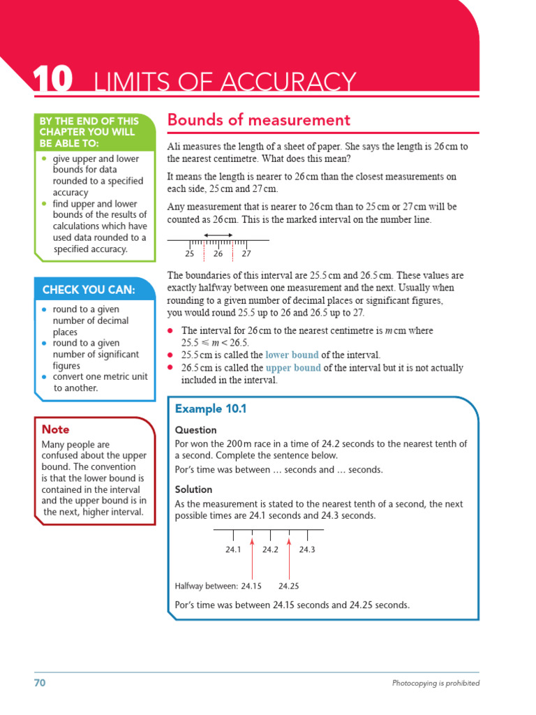 Limit of Accuracy combined[1] | PDF | Significant Figures | Applied ...