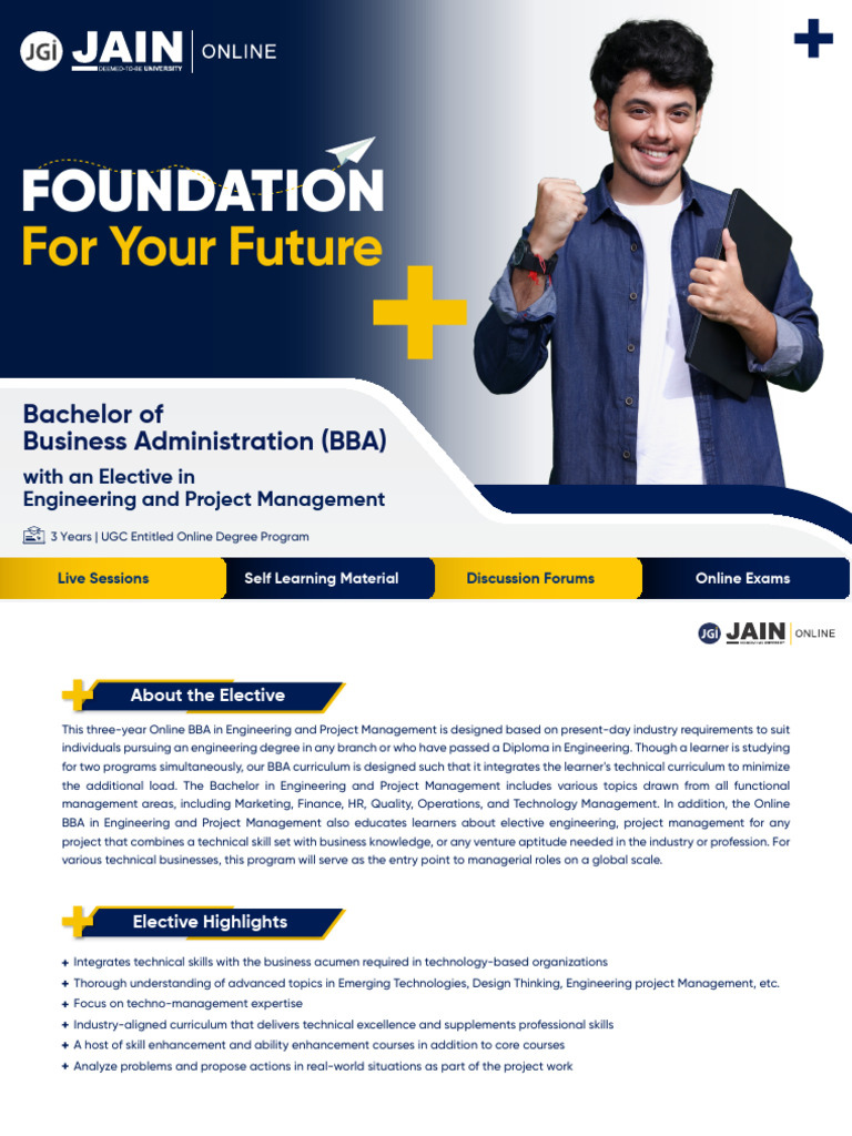 BBA Engineering and Project Management Brochure July'15 | PDF ...