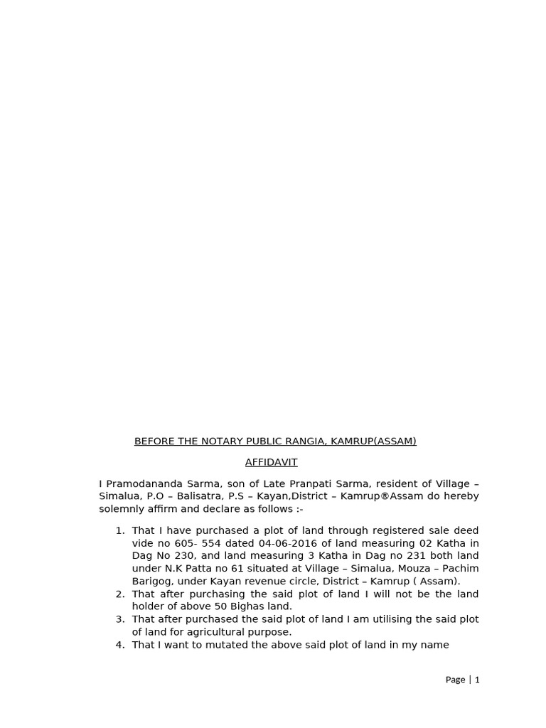 Aff Land | PDF