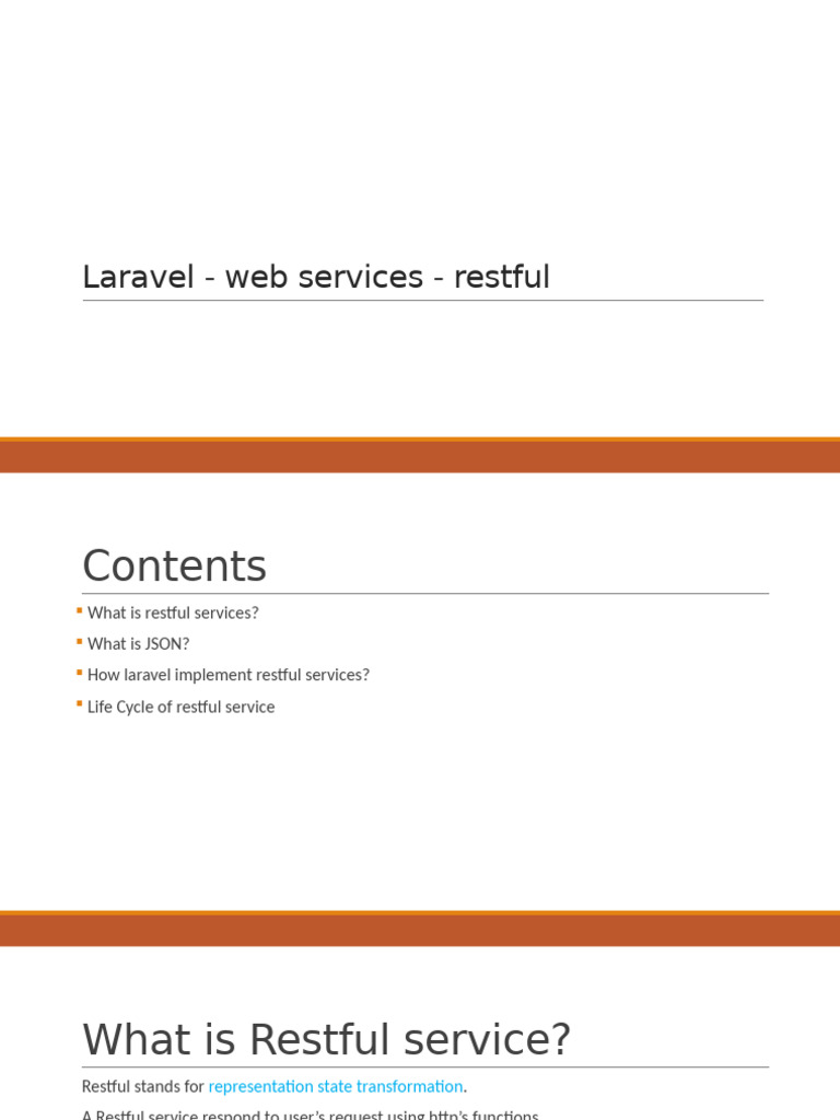 Laravel - Restful Services | PDF | Json | Soap
