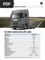 Ficha Técnica Scania R420/R460 A6x2 | PDF | Eixo | Freio