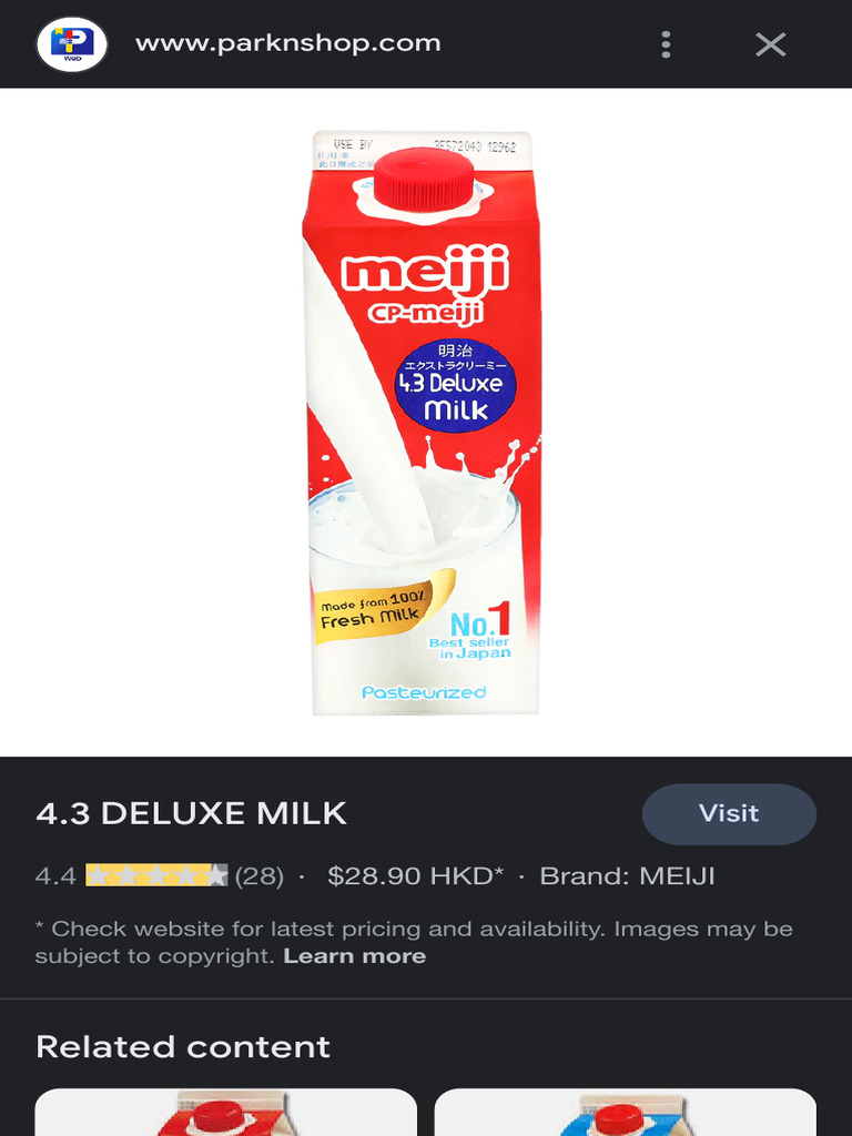 Meiji Fresh Milk Hong Kong - Google Search | PDF