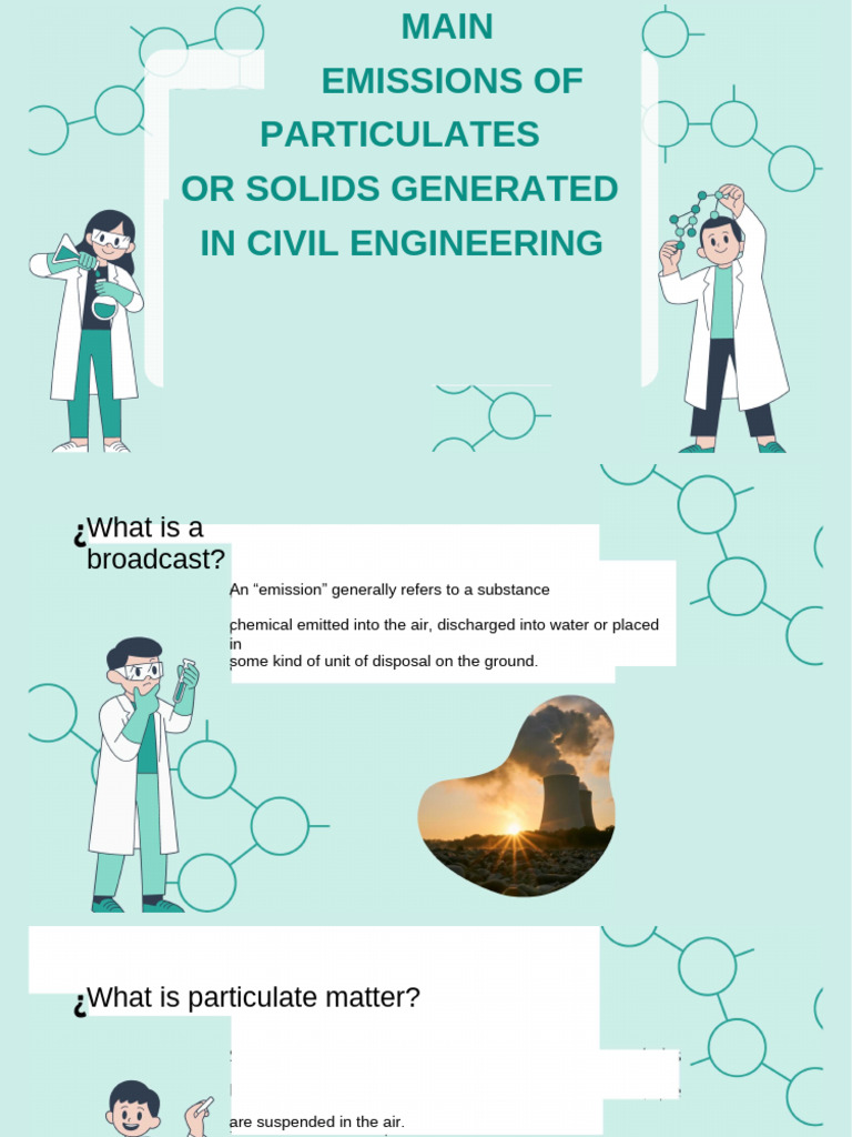 main particulate or solid emissions generated in civil engineering ...