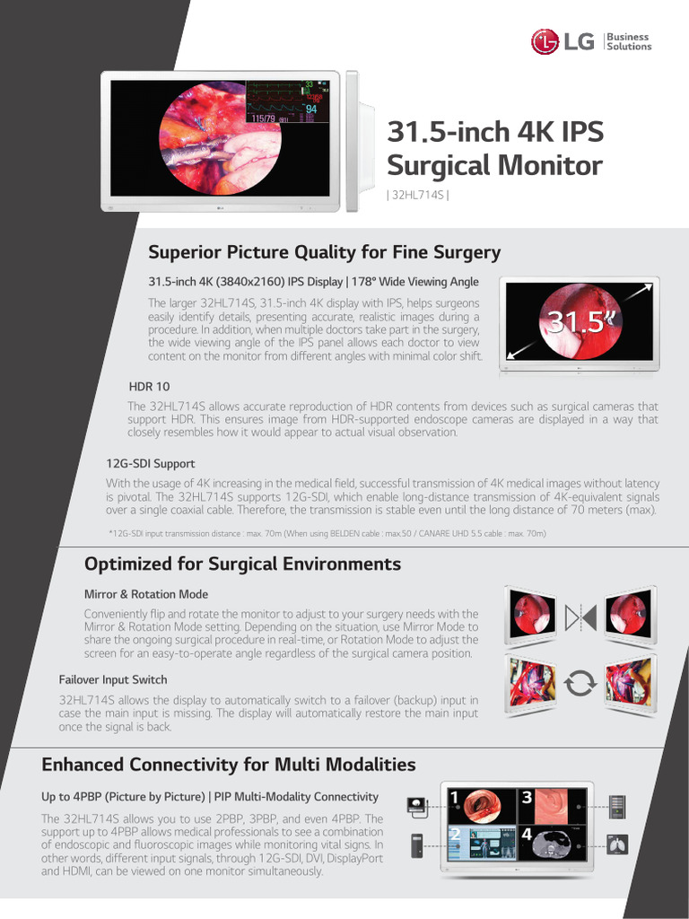 LG 32hl714s Brochure en | PDF