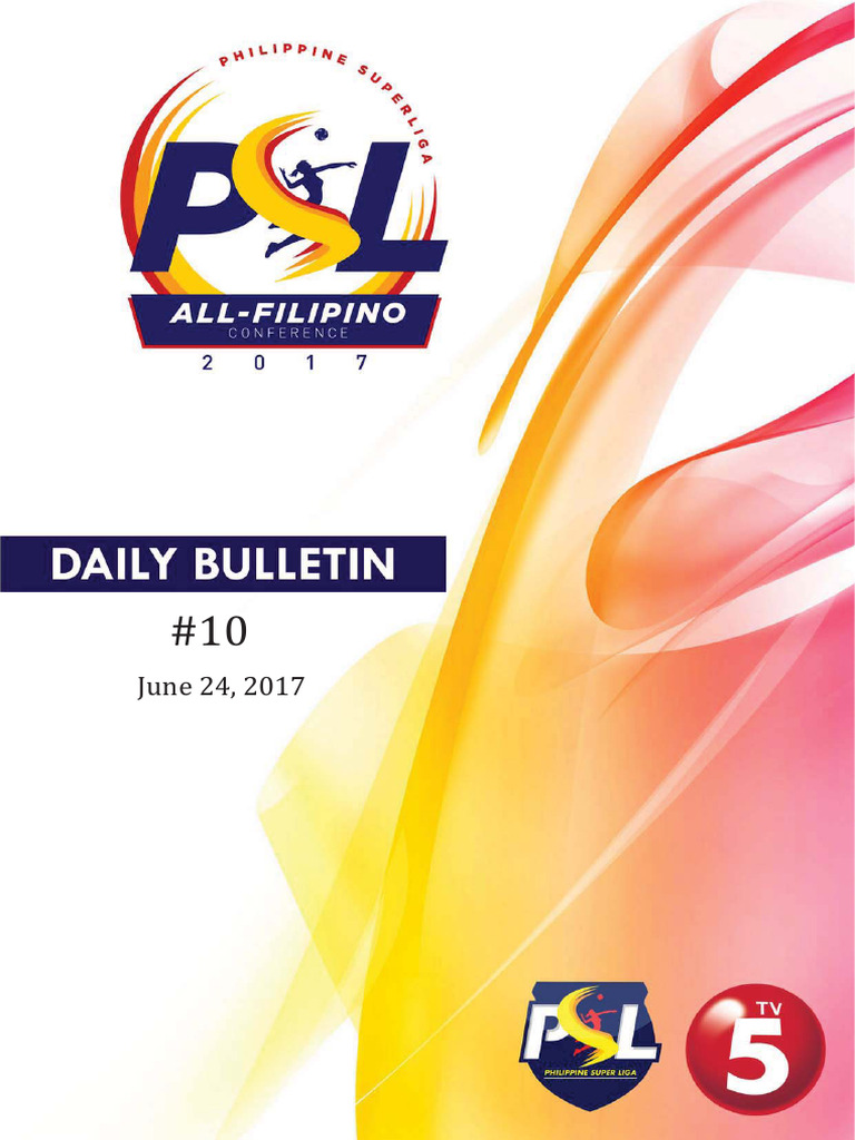 PSL-AFC-2017 DB#10 | PDF | Volleyball