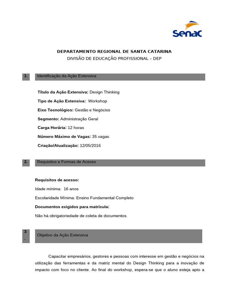 Modelo Workshop Design Thinking | PDF | Design Thinking
