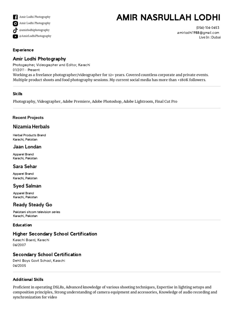 Amir Nasrullah Lodhi | PDF