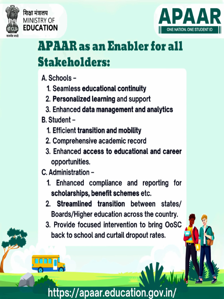 03 APAAR Important Information Eng | PDF | Identity Document ...
